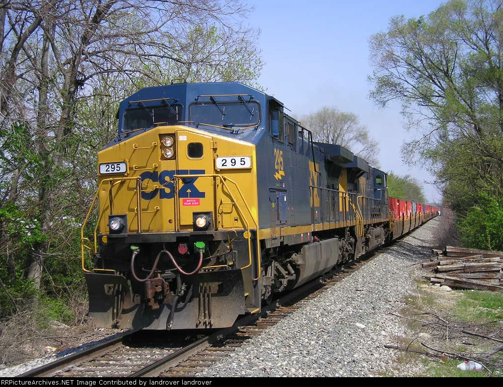 CSXT 295 On CSX Q 231 Eastbound